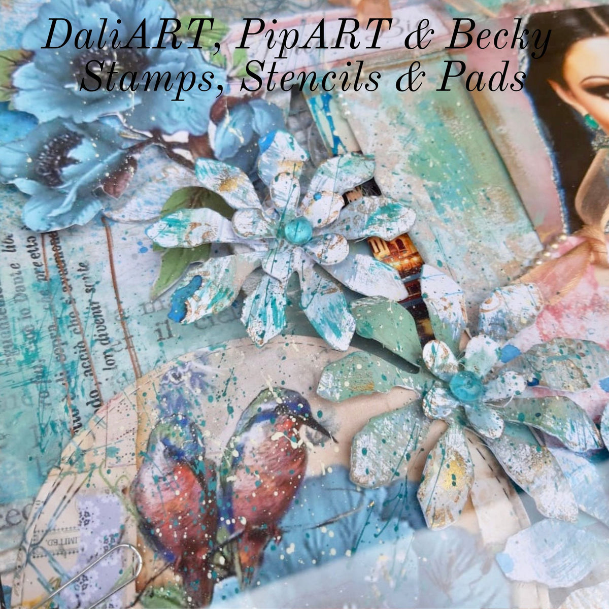 Becky Seddon Stamps, Stencils & Pads – DaliART Market