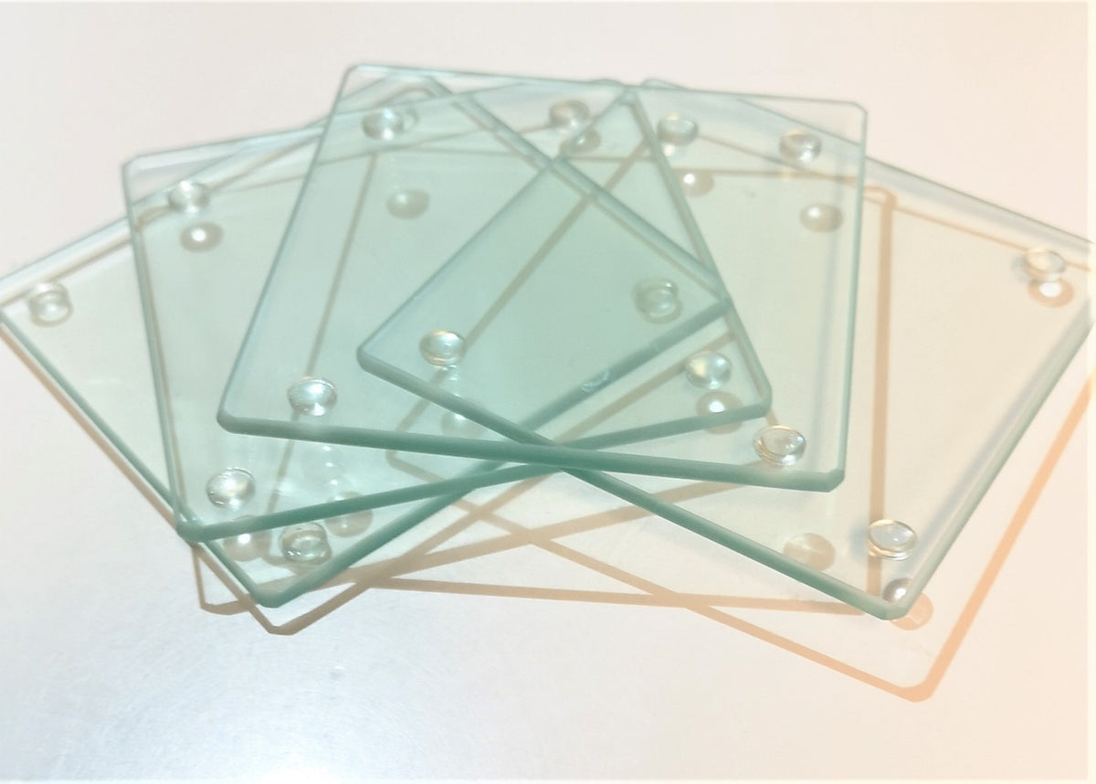 DaliART - Set of 4 or 6 Square Glass Coasters – DaliART Market