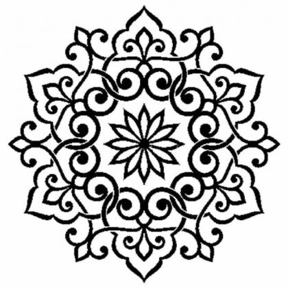 Stamperia 18 x 18 Flexible Stencil Lace KSTDQ08 – DaliART Market